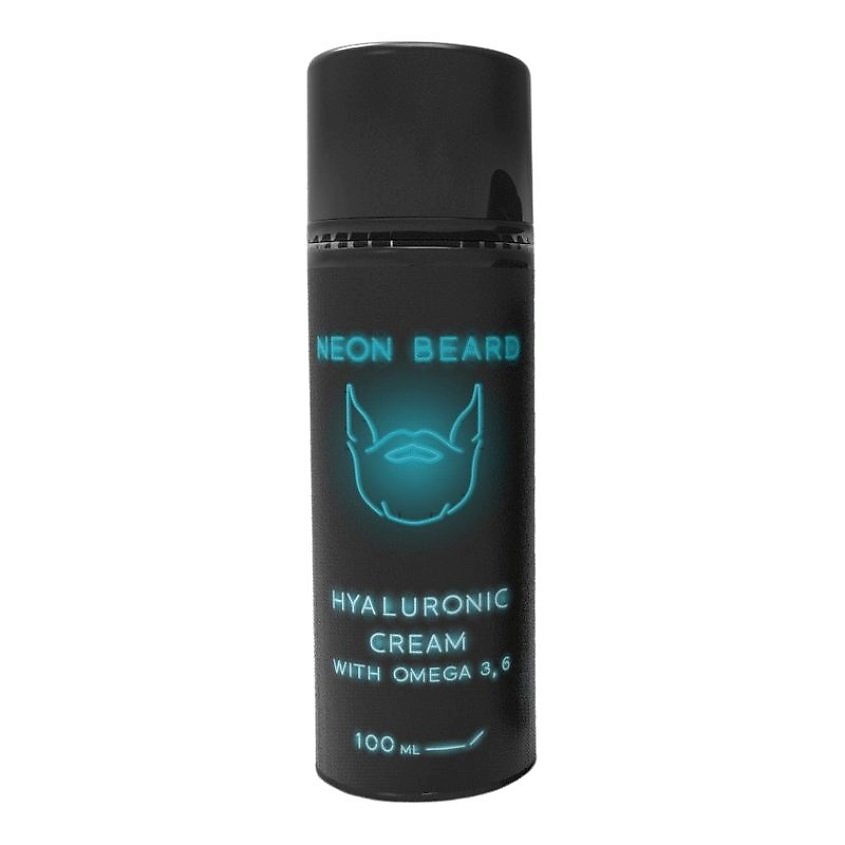 NEON BEARD Гиалуроновый крем с Омега 3.6 BLUE NEON - Голубая ромашка ...