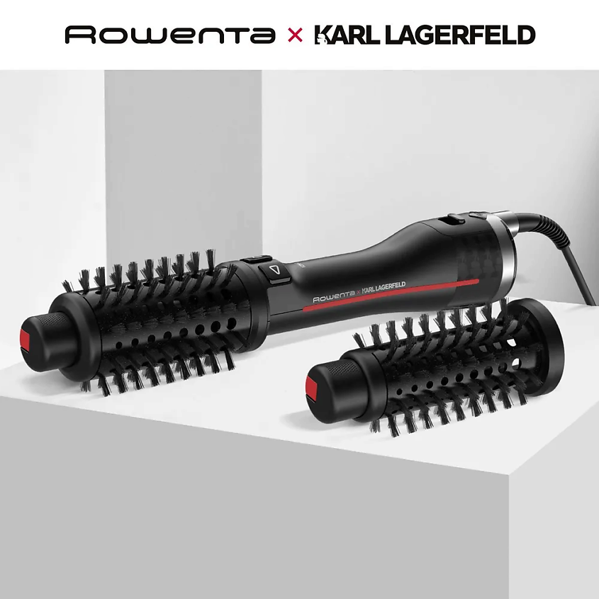 ROWENTA Фен-щетка Karl Lagerfeld CF961LF0 купить по цене 9499₽ в ЛЭТУАЛЬ