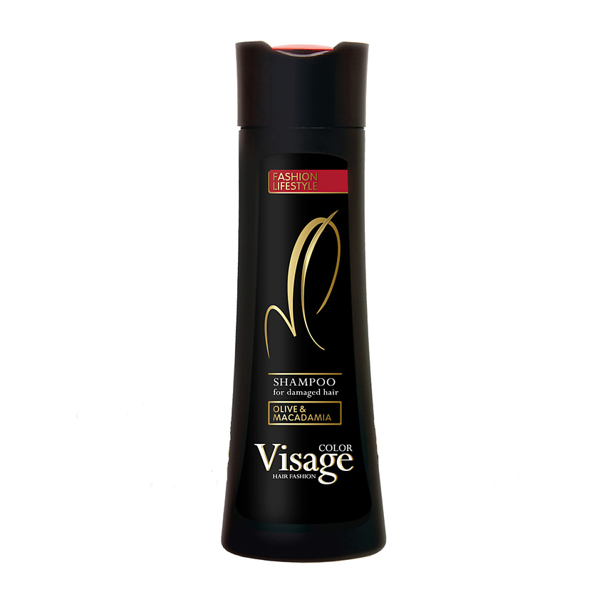 VISAGE COLOR HAIR FASHION Шампунь для вьющихся и ломких волос SHAMPOO ...