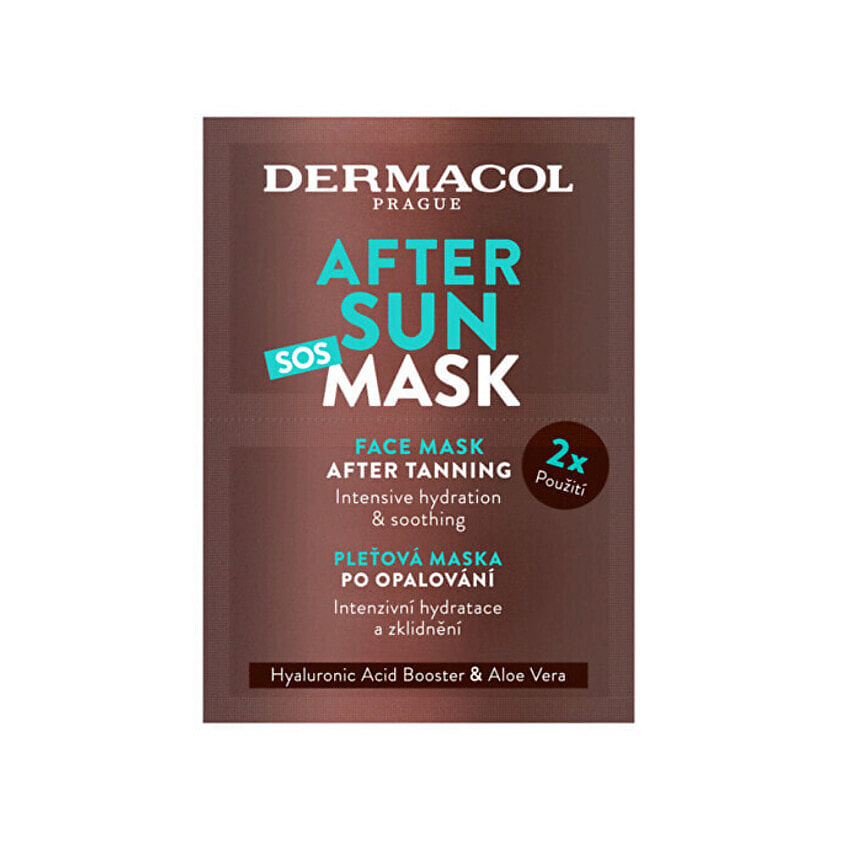 DERMACOL Маска для после загара After Sun Face Mask купить по низким ...