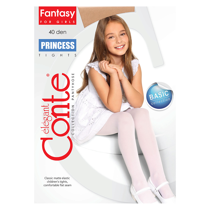 CONTE ELEGANT Колготки детские фантазия PRINCESS 40 den р.104-110 ...