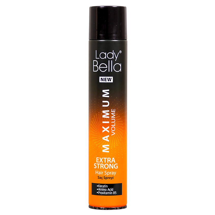LADY BELLA Лак для волос Extra Strong, 400 мл купить по цене 419₽ в ЛЭТУАЛЬ