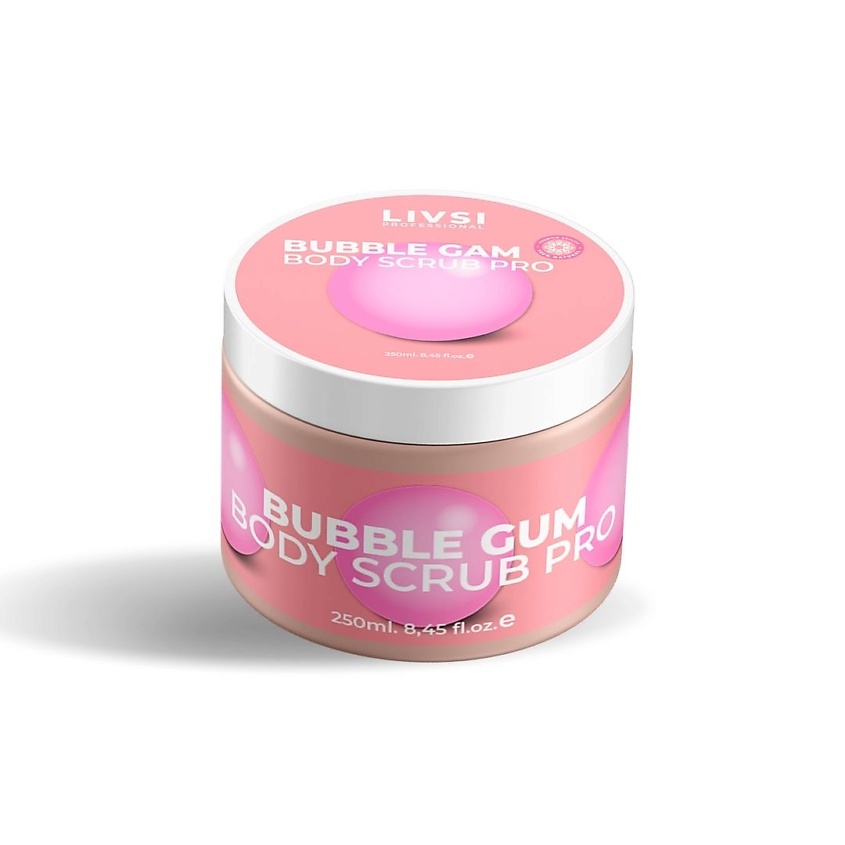 LIVSI Скраб для тела "Бабл гам" купить по низким ценам в ЛЭТУАЛЬ