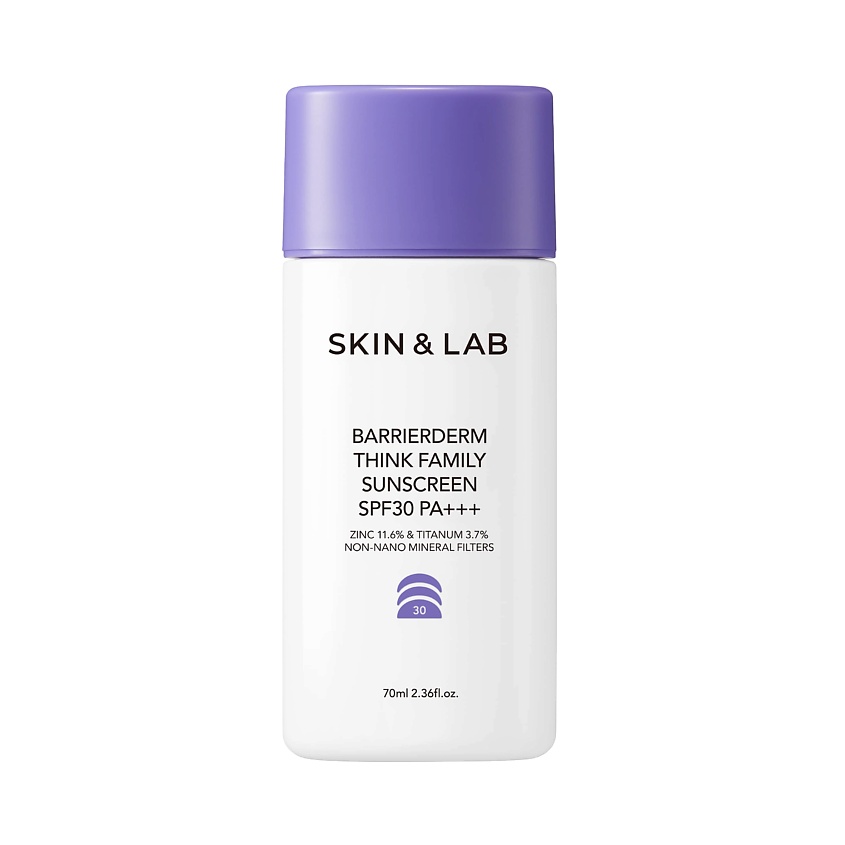 SKIN&LAB Крем солнцезащитный Barrierderm Think Family Sunscreen, 10 мл ...