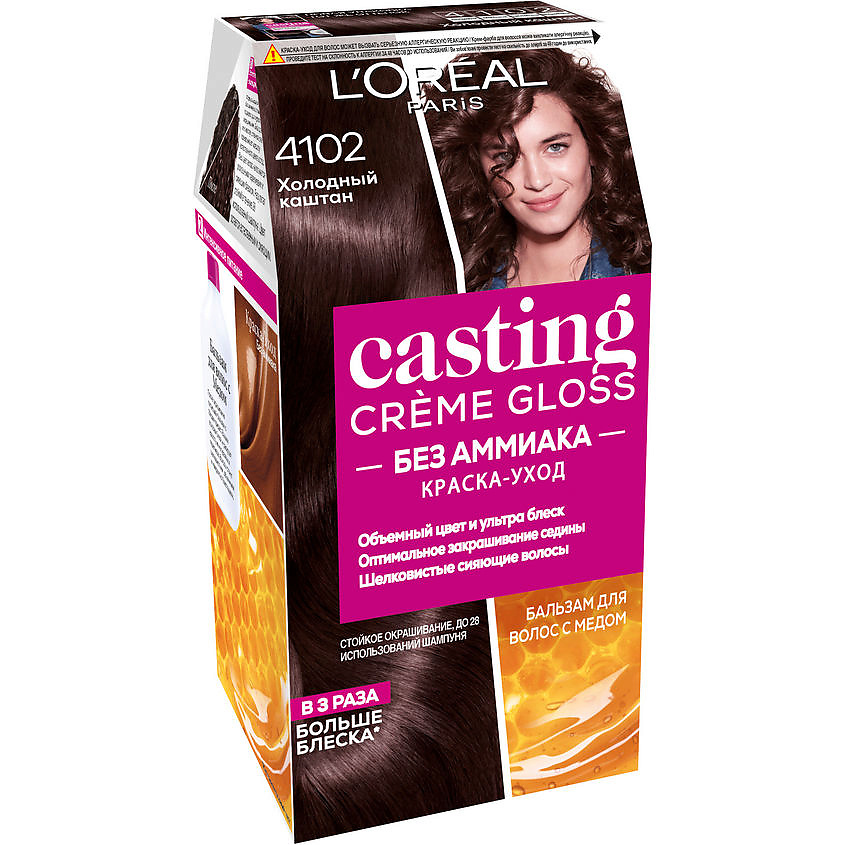 L'ORÉAL PARIS Стойкая краска-уход для волос без аммиака Casting Creme ...