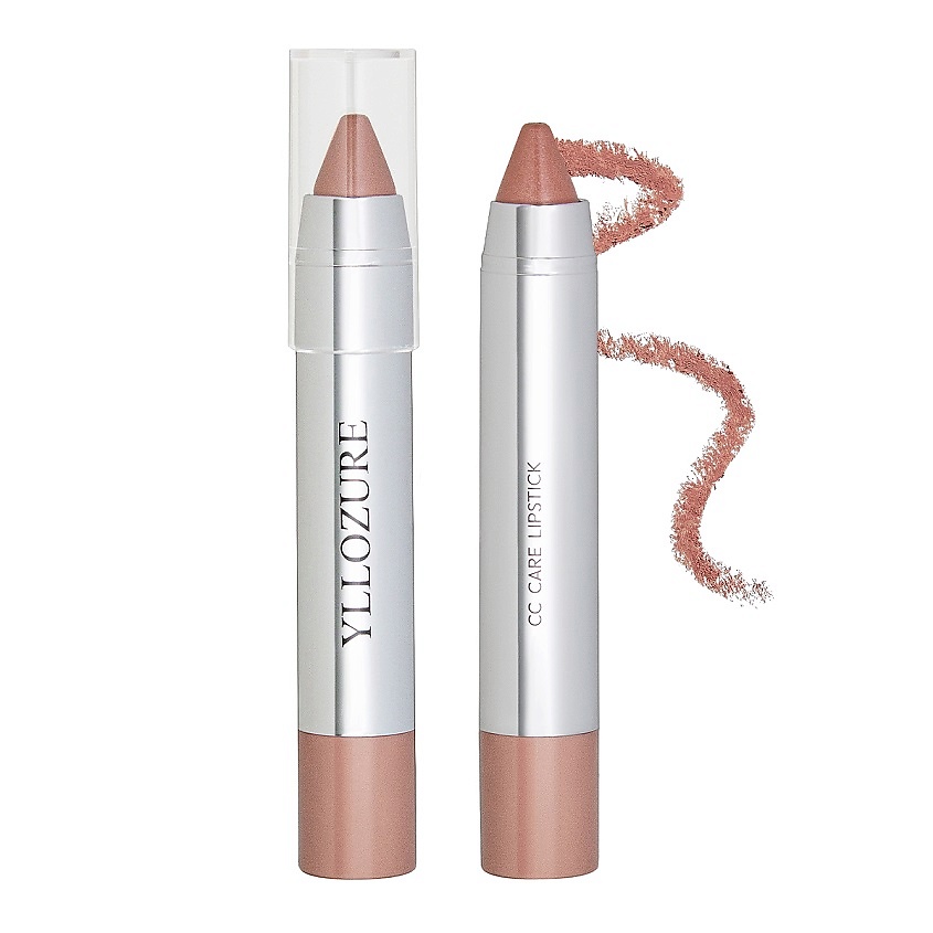YLLOZURE Помада-карандаш CC-уход Lipstick CC Care, № 02 Натуральный, 2 ...