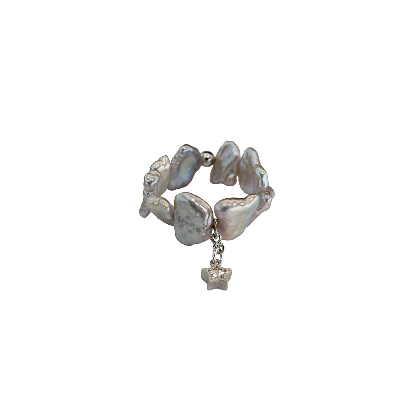 LANZEROTTI Кольцо стрейч, с жемчугом и звездой купить по цене 1960₽ в ...