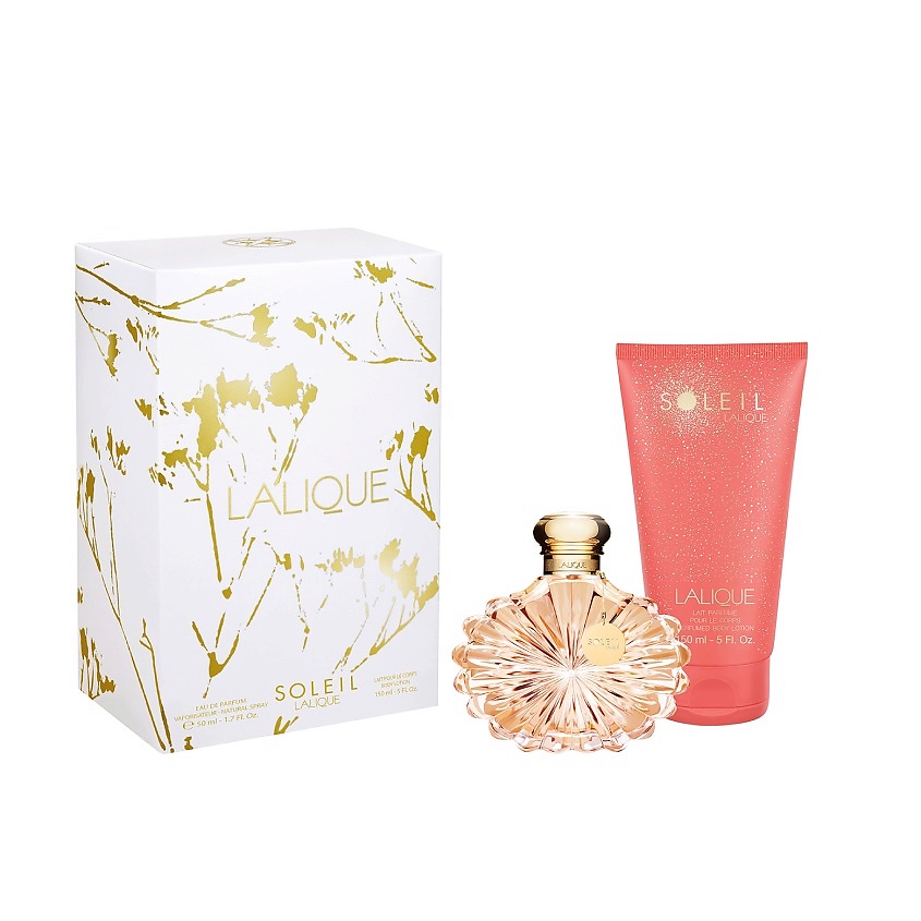 LALIQUE Набор женский LALIQUE SOLEIL, Парфюмерная вода, спрей 50 мл + Лосьон для тела 150 мл ...