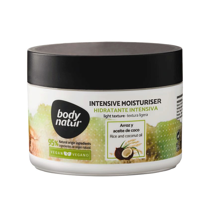 BODY NATUR Масло для тела рис и кокосовое масло Body Butter Manteca ...