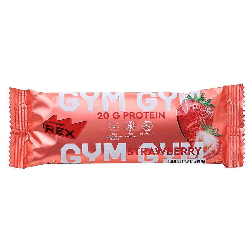 PROTEIN REX Батончик с высоким содержанием протеина "Клубничный десерт ...