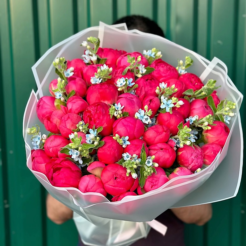 VELORI FLOWERS Букет коралловых пионов купить по цене 46410₽ в ЛЭТУАЛЬ