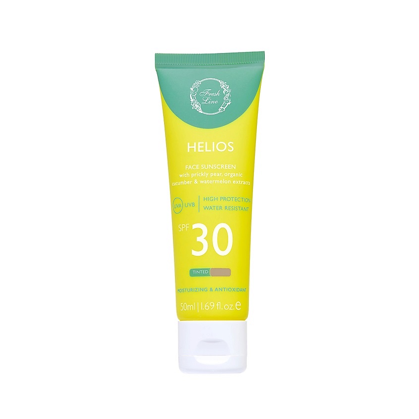 FRESH LINE Крем для лица солнцезащитный SPF 30 Helios Face Suncreen Tinted купить по цене 3250 ...