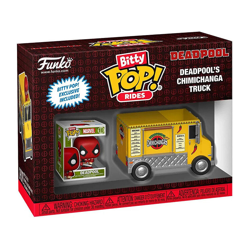FUNKO Фигурка Btty Pop! Ride Deadpool Deadpool´S Chimichanga Truck ...