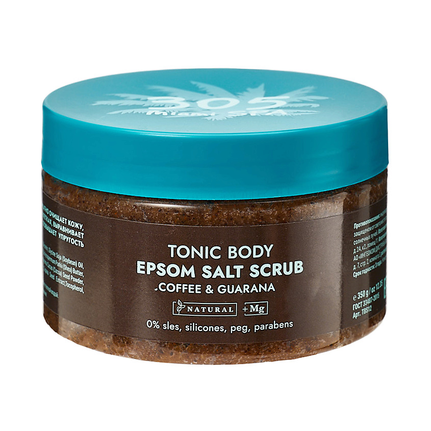 305 BY MIAMI STYLISTS Солевой скраб для тела Tonic Body Epsom Salt ...