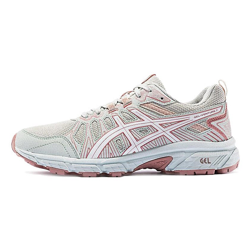 ASICS Кроссовки Gel Venture 7 Mx White Pink Off Road Sneakers, 37.5 ...
