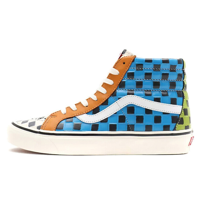 VANS Кроссовки SK8 Hi 38 DX Anaheim Factory-Multi-Color Checkerboard ...