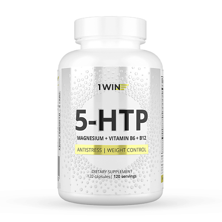 1WIN 5-НТР Гидрокситриптофан + Магний + Витамины В6 и В12 5-HTP ...