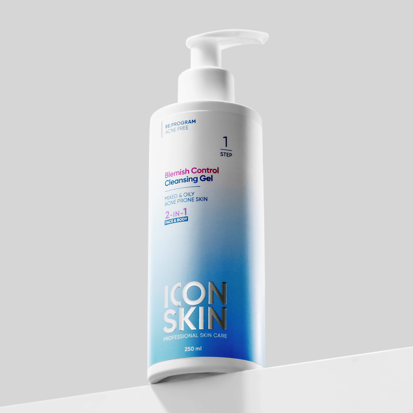 ICON SKIN Очищающий гель для лица и тела BLEMISH CONTROL купить по цене ...