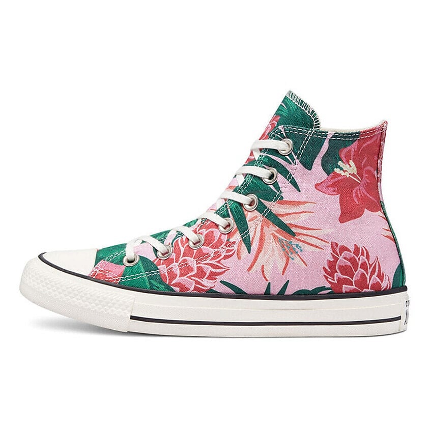 CONVERSE Кроссовки Chuck Taylor All Star High Jungle Scene Pink Floral ...