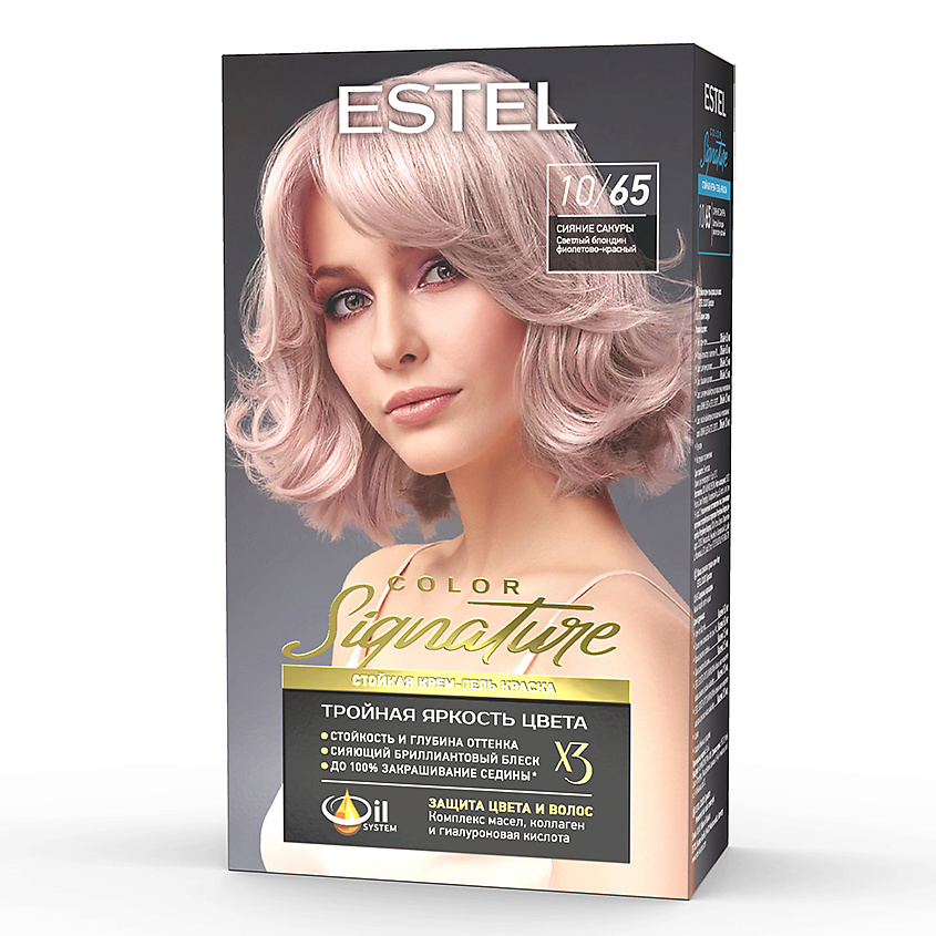 ESTEL PROFESSIONAL Крем-гель краска для волос Color Signature, № 9/8 Роскошь перламутра, 170 мл ...
