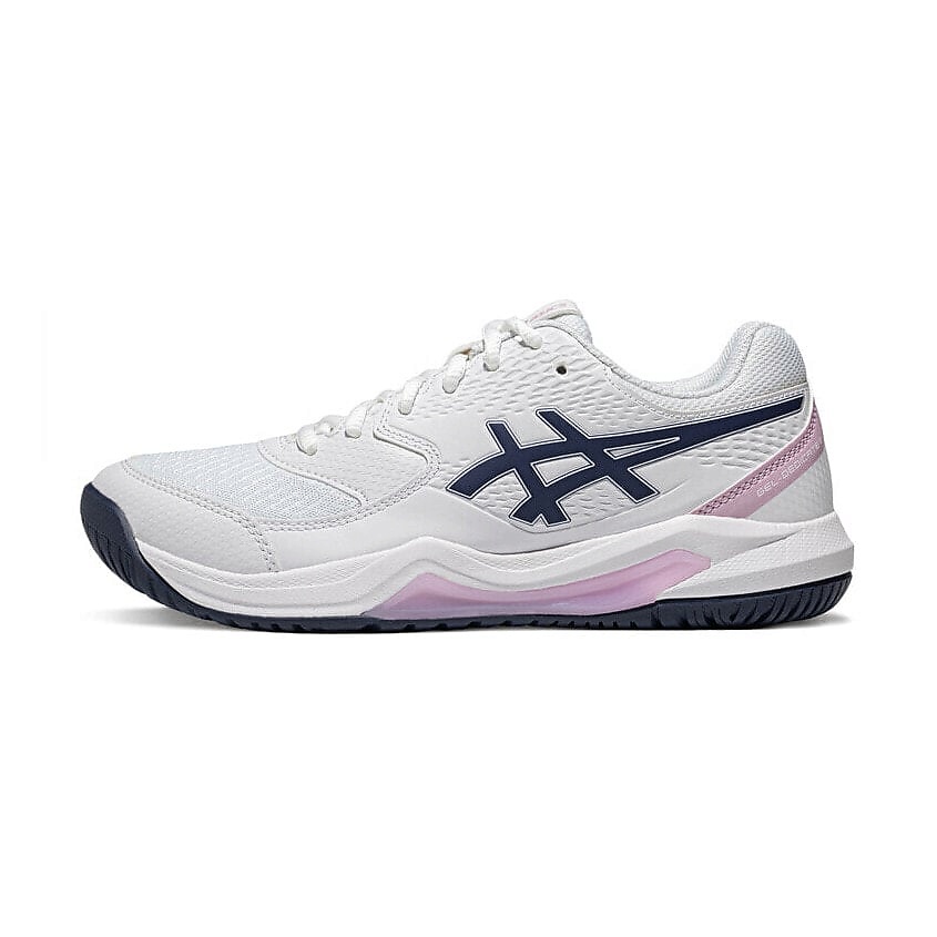 ASICS Кроссовки Gel Dedicate 8 Abrasion Resistant Low Top Tennis Shoes Women's White Blue купить ...