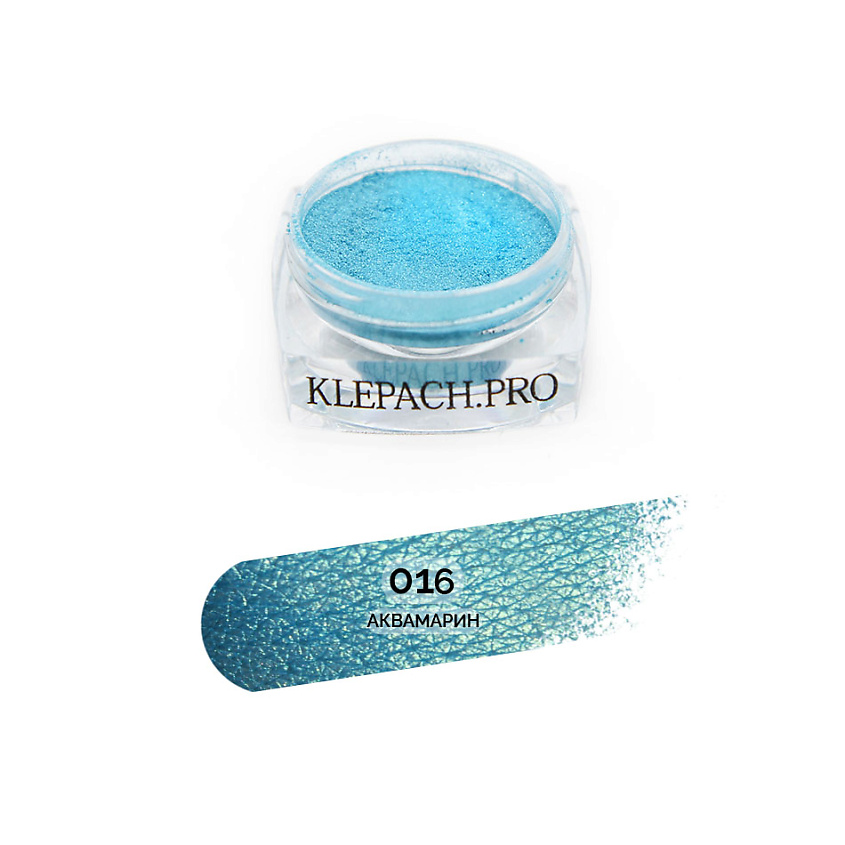 KLEPACH.PRO Тени для глаз и макияжа век, 016 - Аквамарин купить по цене 490₽ в ЛЭТУАЛЬ