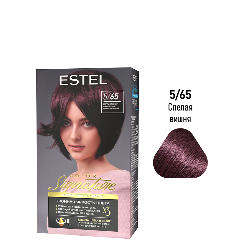 ESTEL Стойкая крем-гель краска для волос COLOR SIGNATURE купить по низким ценам в ЛЭТУАЛЬ
