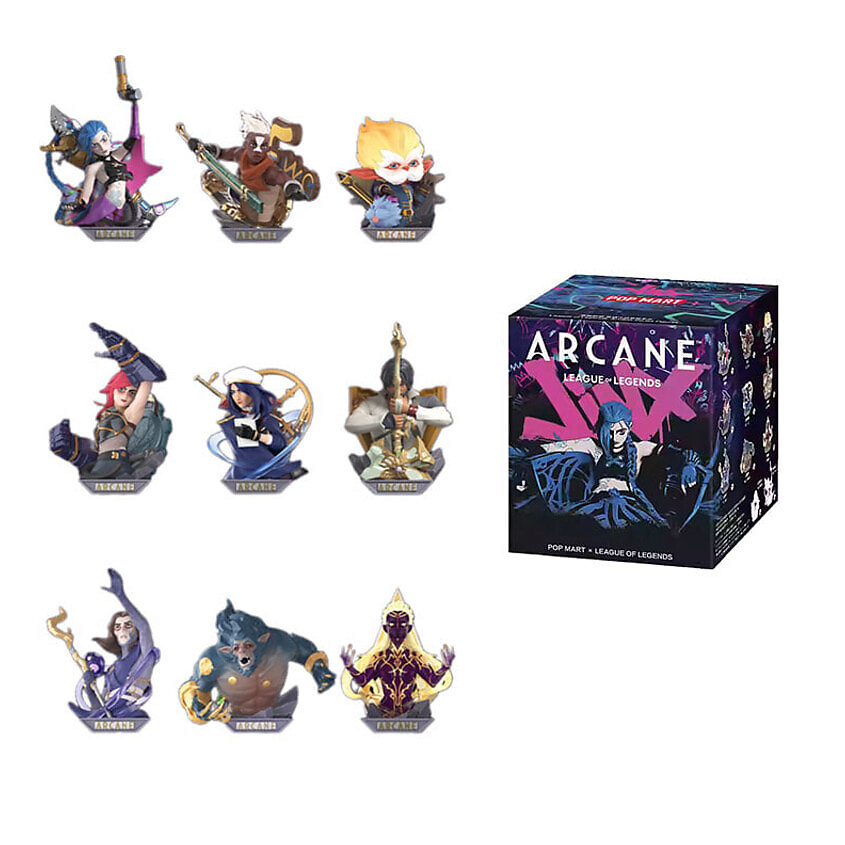 POP MART Фигурка League Of Legends Arcane Series Powder Secret Edition ...