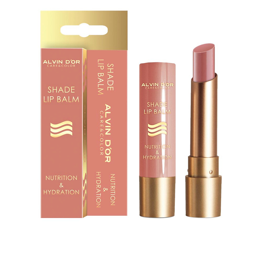 ALVIN D’OR Оттеночный бальзам для губ "NUTRITION & HYDRATION", 01 Ежедневный нюд купить по цене ...