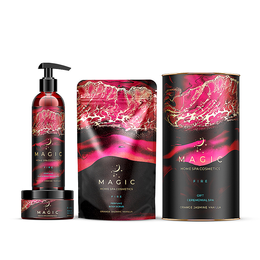 MAGIC 5 ELEMENTS SPA-ритуал FIRE: шампунь, скраб, мусс купить по низким ...