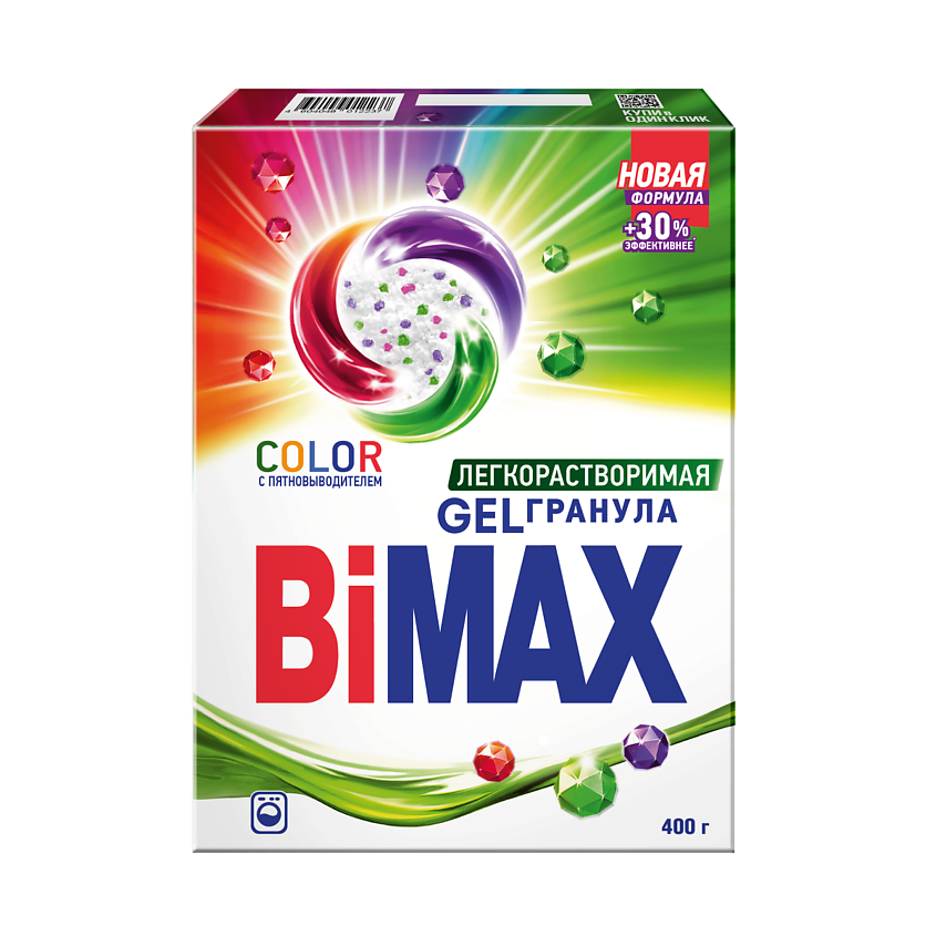 BIMAX Стиральный порошок Color Automat Gelгранула купить по цене 75₽ в ЛЭТУАЛЬ