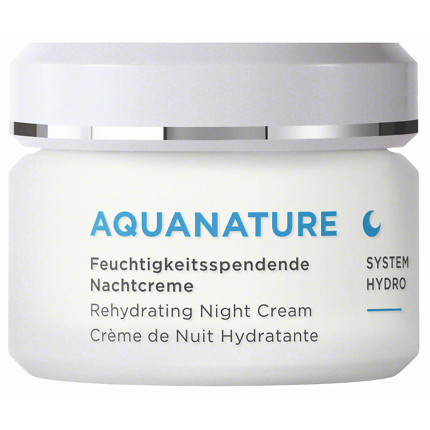 ANNEMARIE BORLIND Крем для лица ночной увлажняющий Aquanature ...
