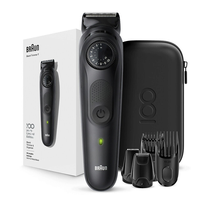 BRAUN Триммер для бороды MBBT7 Max Braun 100 Years Limited Edition ...