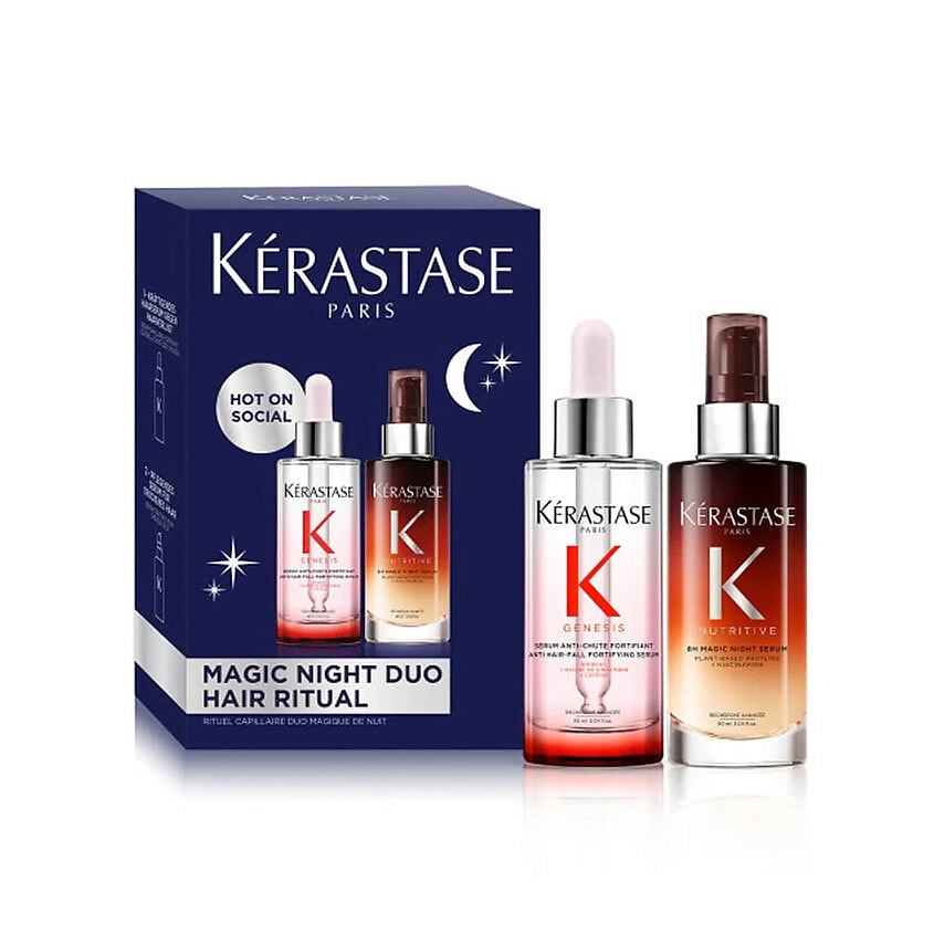 KERASTASE Набор сывороток для волос Nutritive Magic Night Duo Hair ...