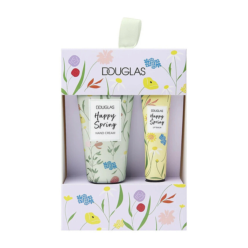 DOUGLAS Набор Happy Spring Gift Set: Крем для рук + Бальзам для губ ...