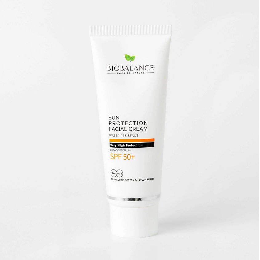 BIOBALANCE Водостойкий солнцезащитный крем для лица SUN PROTECTION ...