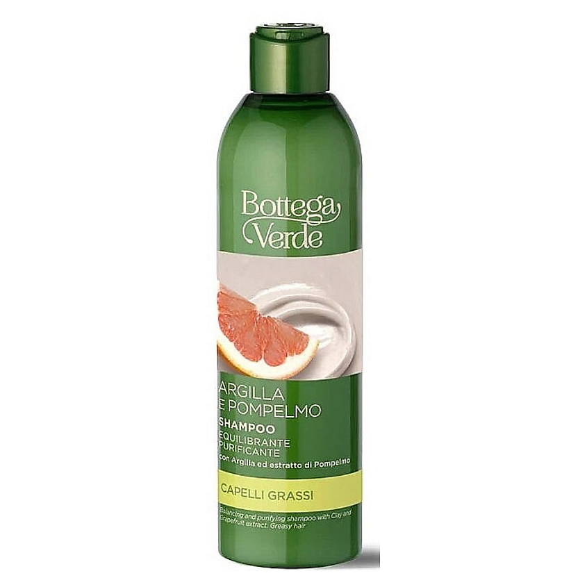 BOTTEGA VERDE Балансирующий и очищающий шампунь Argilla e Pompelmo ...