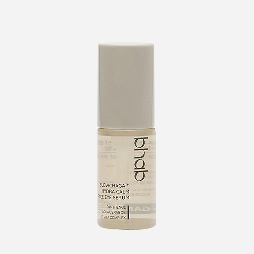BHAB Сыворотка с plump-эффектом SLOWCHAGA HYDRA CALM FACE EYE SERUM ...