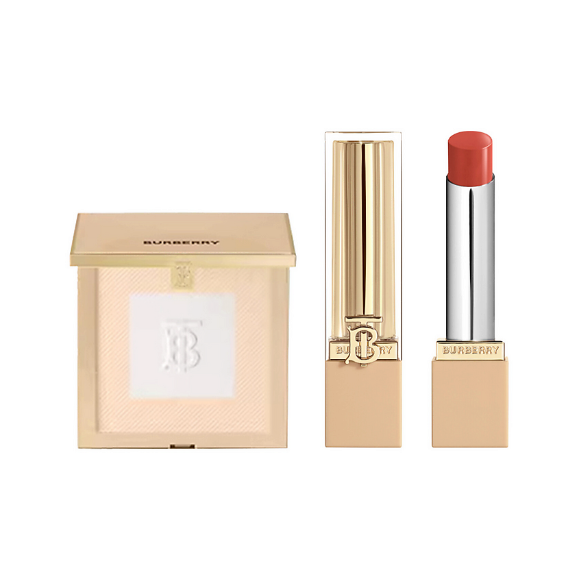 BURBERRY Набор: Пудра Beyond Wear Powder + Помада Brit Shine купить по ...