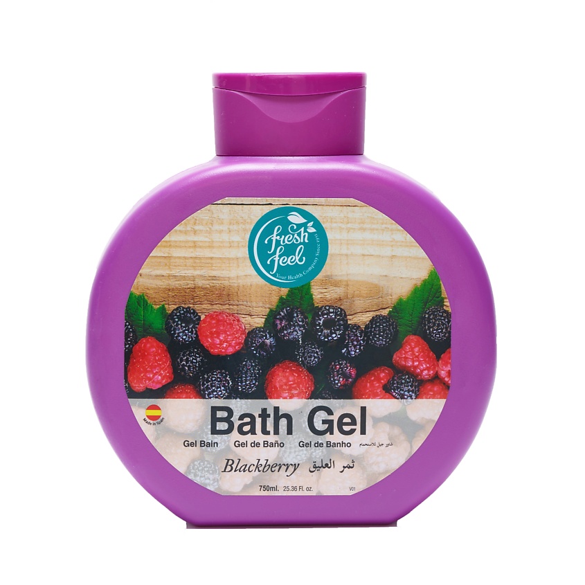 FRESH FEEL Гель для душа Moussel Blackberry купить по цене 349₽ в ЛЭТУАЛЬ