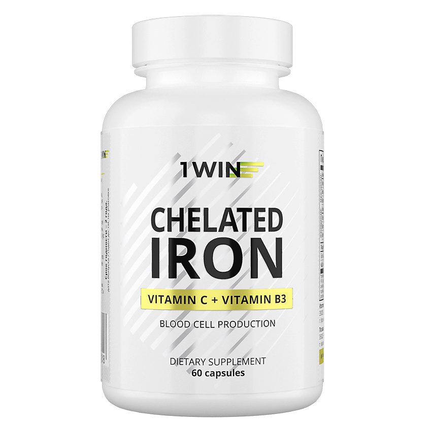 1WIN Железо хелат Chelated Iron купить по цене 372₽ в ЛЭТУАЛЬ