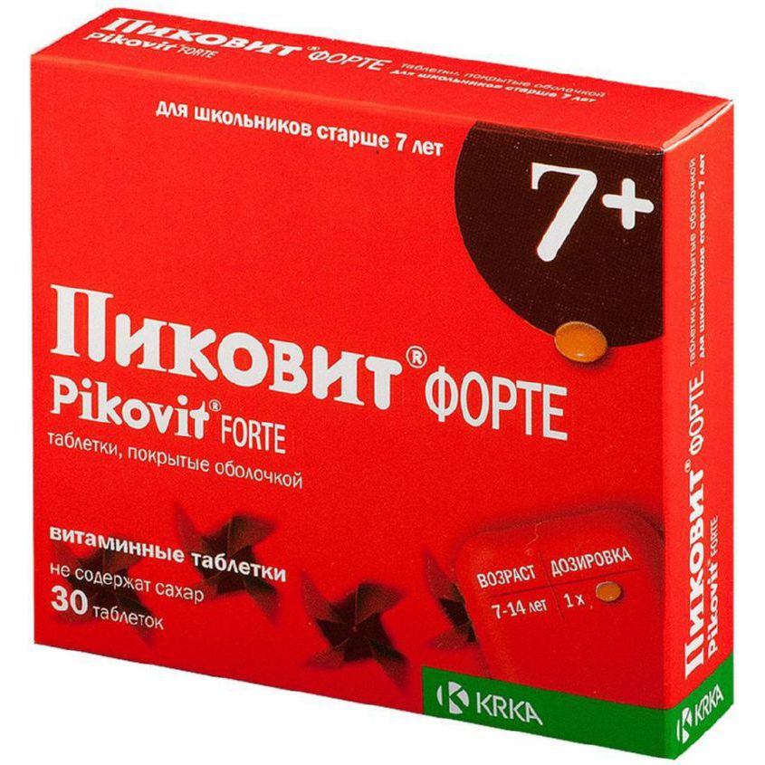 Пиковит форте таб. п.о N30 купить по низким ценам в ЛЭТУАЛЬ